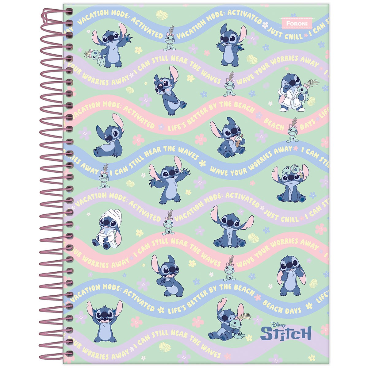 Caderno College Capa Dura Stitch - STITCH TEEN - Cadernos, College - Foroni