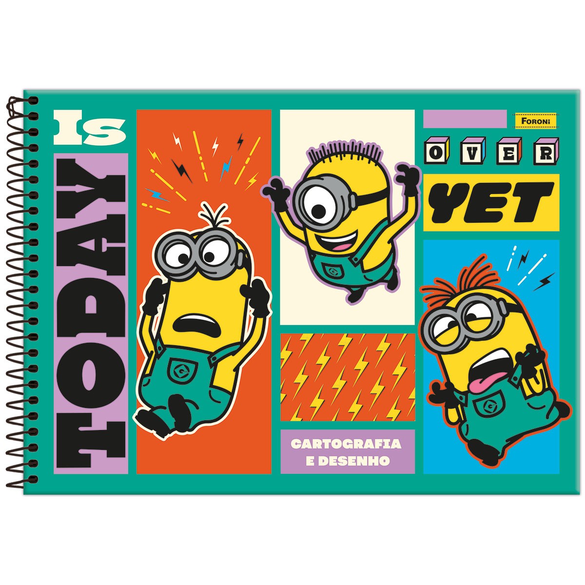 Caderno de Cartografia Capa Dura Minions - MINIONS - Cadernos ...