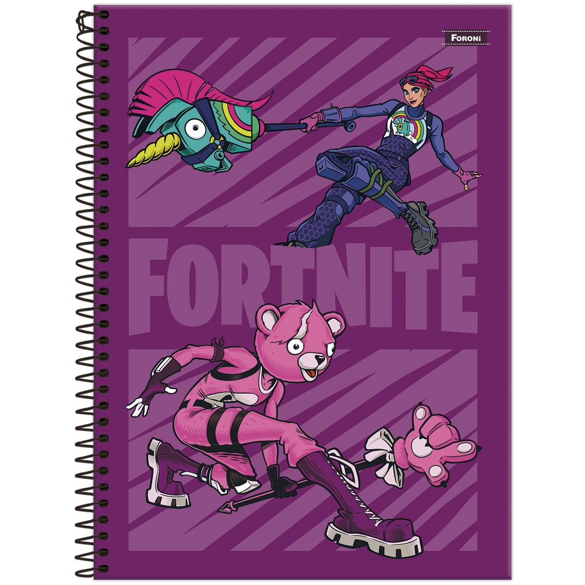 Caderno Universitário Capa Dura Fortnite - FORTNITE - Cadernos ...