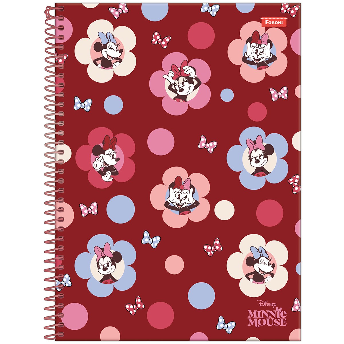Caderno Universitário Capa Dura Minnie Mouse - MINNIE MOUSE - Cadernos ...