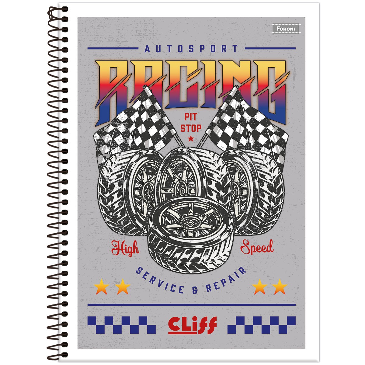 Caderno Universitário Capa Flexível Cliff - CLIFF - Cadernos ...