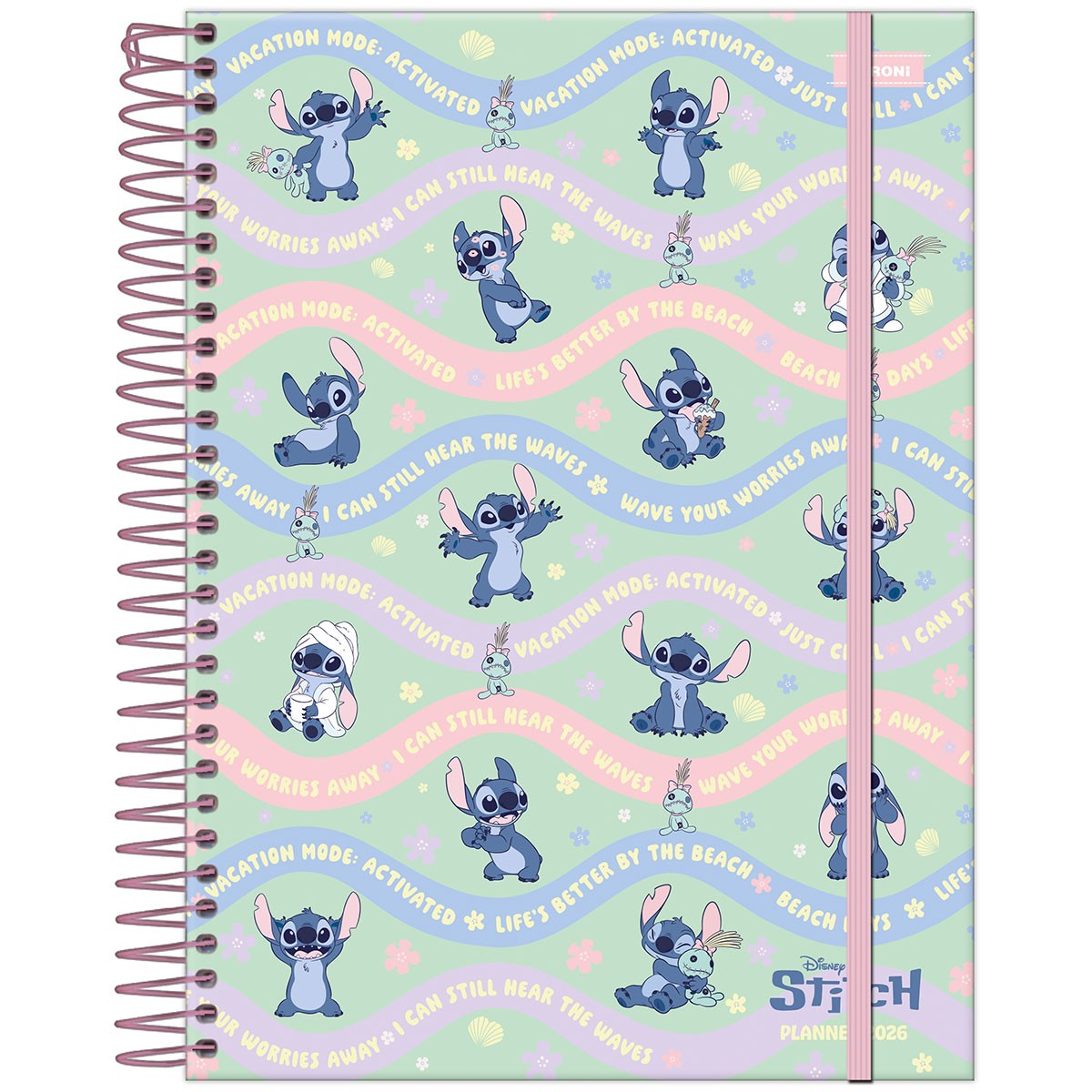 Planner Espiral Stitch - STITCH - Agendas e Planners, Planner - Foroni