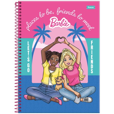 Caderno Universitário Capa Dura Barbie - BARBIE - Cadernos ...
